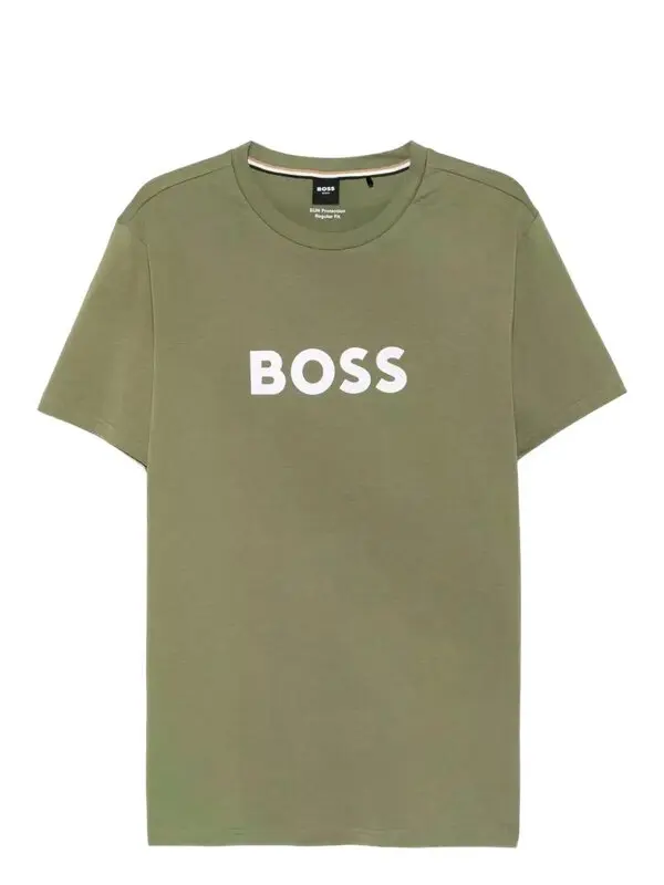 BOSS Logo-print T-shirt - Green