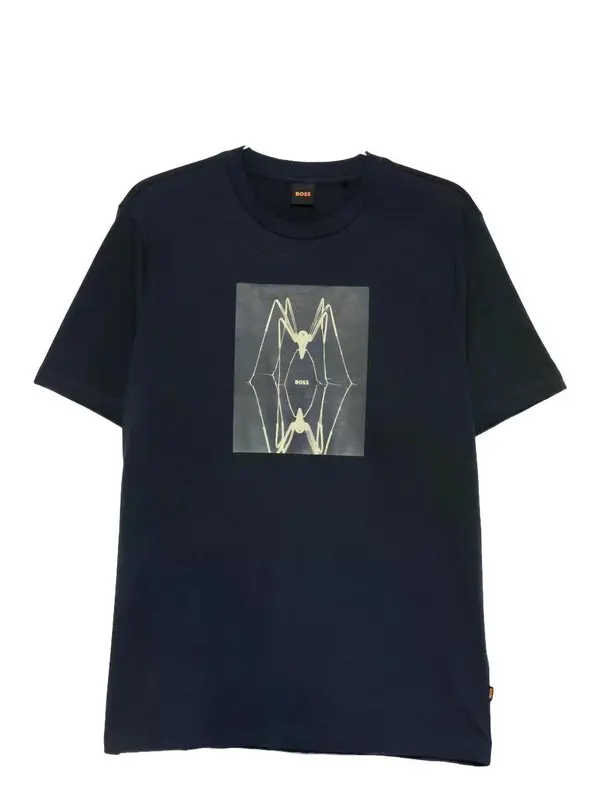 BOSS Graphic-print T-shirt - Blue