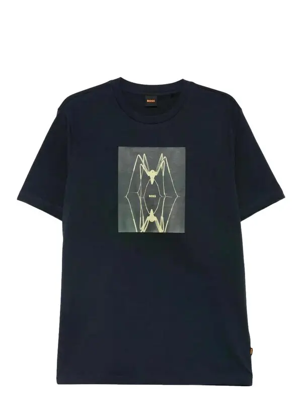 BOSS Graphic-print T-shirt - Blue
