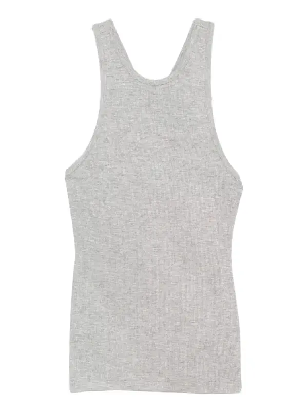 Nanushka Raisie Ribbed-knit Tank Top - Grey