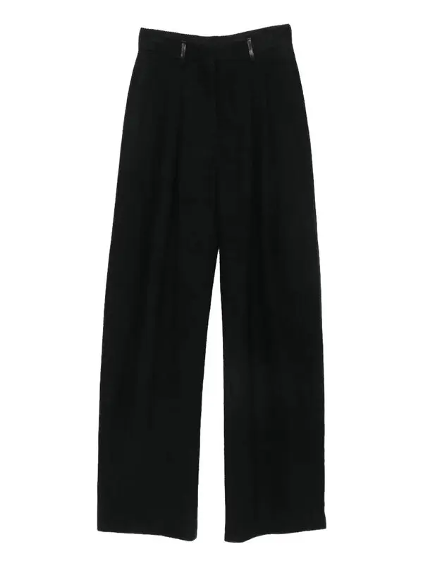 Nanushka Seka Tapered-leg Tailored Trousers - Black