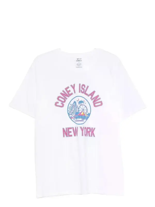 WILD DONKEY Graphic-print T-shirt - White