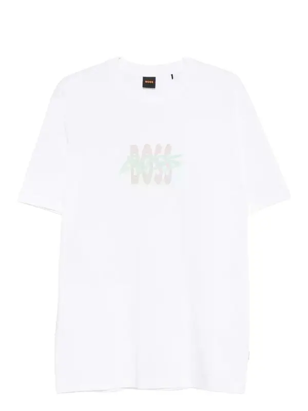 BOSS Bass Logo-print T-shirt - White