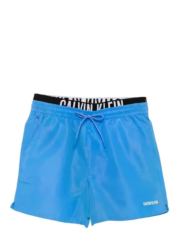 Calvin Klein Drawstring Swim Shorts - Blue
