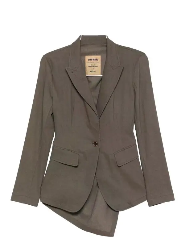 UMA WANG Single-breasted Blazer - Grey