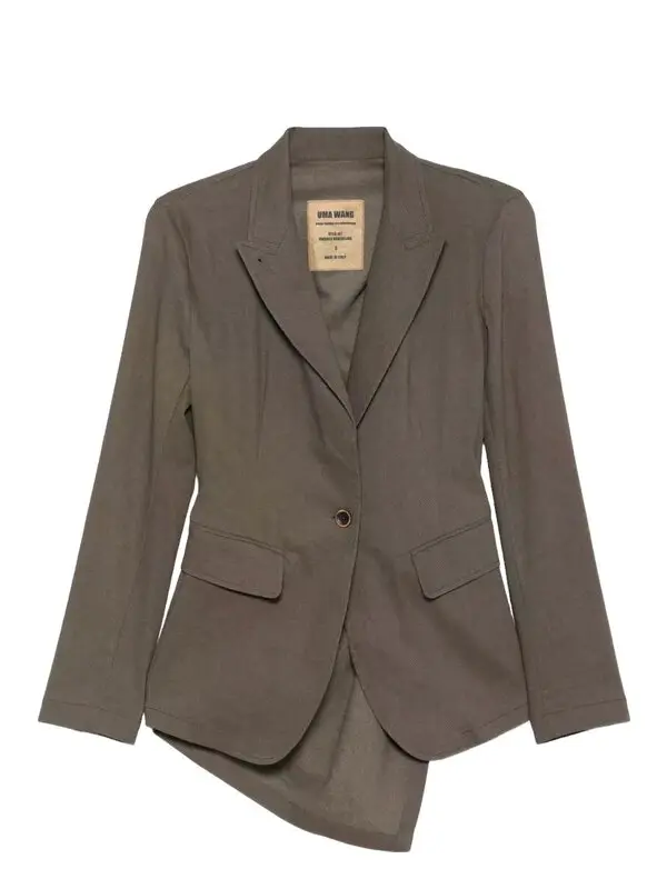 UMA WANG Single-breasted Blazer - Grey