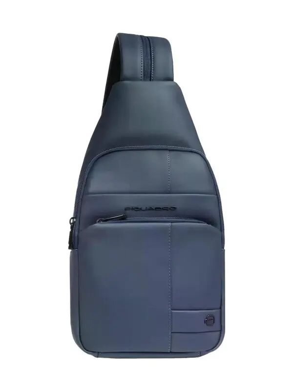 PIQUADRO Water-resistant Convertible Sling-bag Backpack - Blue