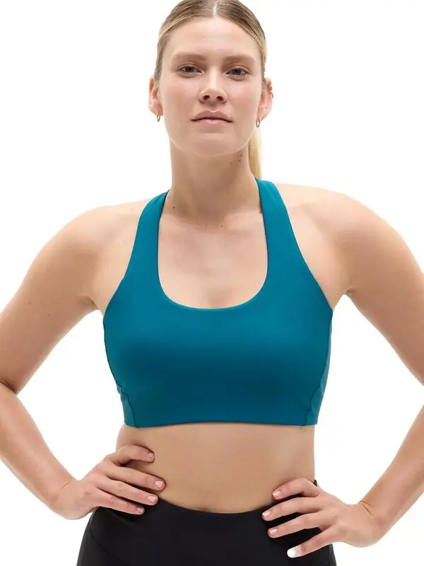 Athleta Circuit Train Sports Bra D-dd - Coastal Teal