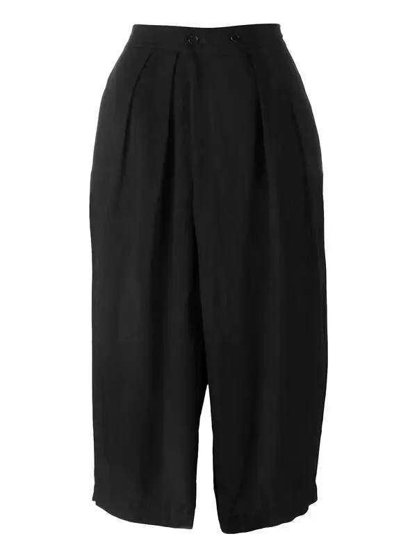 Comme Des Garçons Pleated Culottes - Black