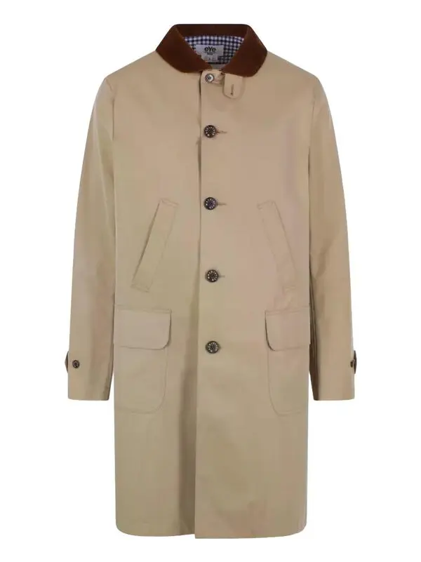 Junya Watanabe Patch Pocket Denim Coat - Blue