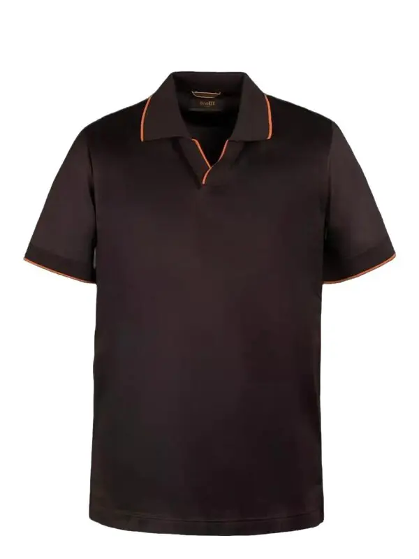 MOORER Bradley-jcl T-shirt - Brown