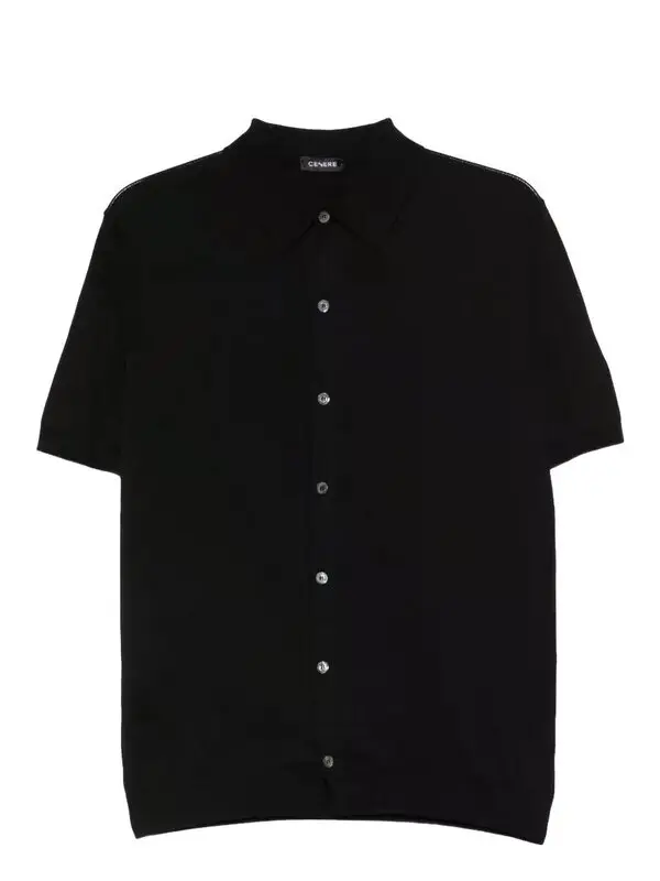 CENERE GB Short-sleeves Shirt - Black