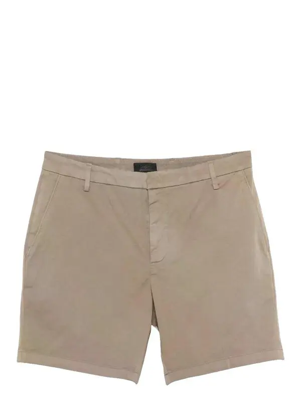 DONDUP Buttoned Flap-pockets Shorts - Neutrals