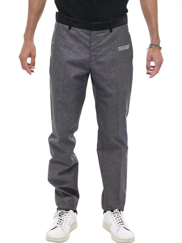 Off-White Logo-detail Trousers - Grey