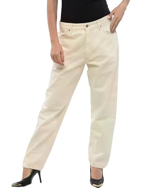 JIL SANDER Five-pocket Cotton Trousers - Neutrals