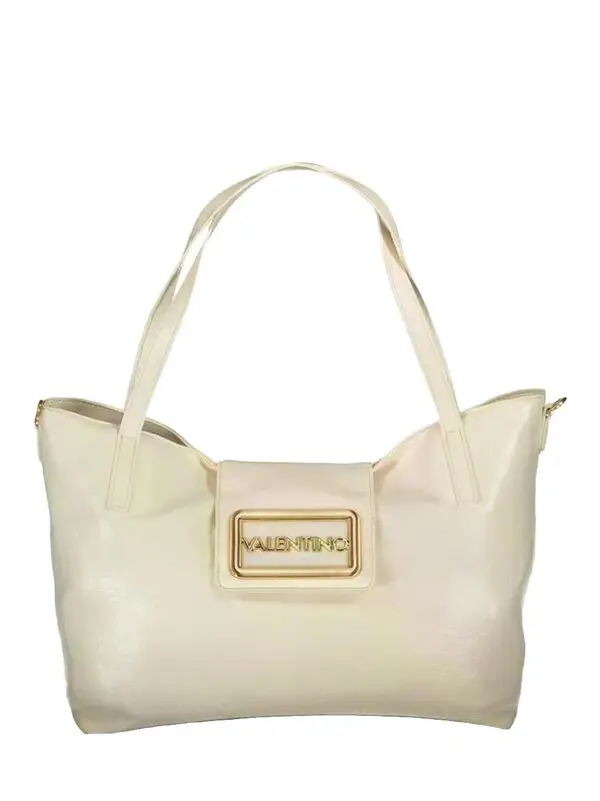 MARIO VALENTINO Logo-plaque Tote Bag - Neutrals