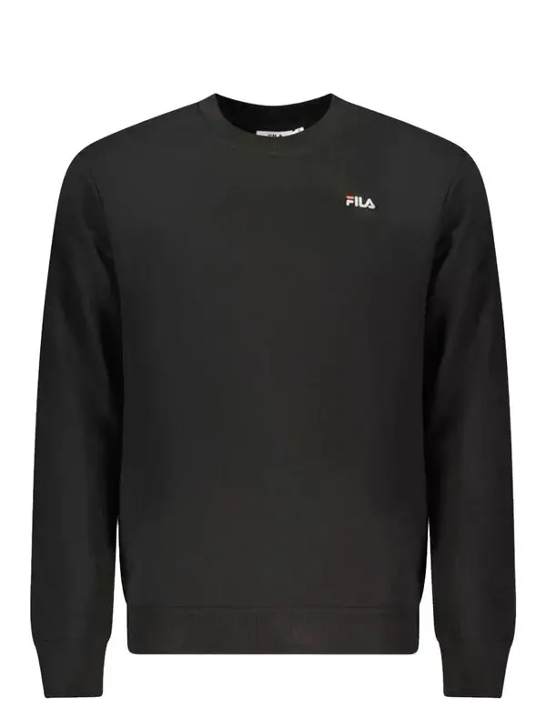 FILA Leverano Logo-embroidered Pullover - Black