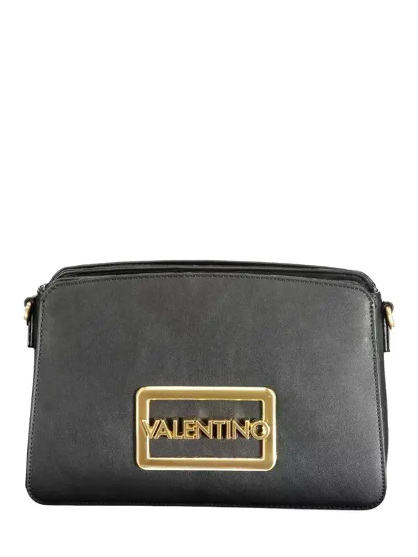 MARIO VALENTINO Logo-plaque Crossbody Bag - Black