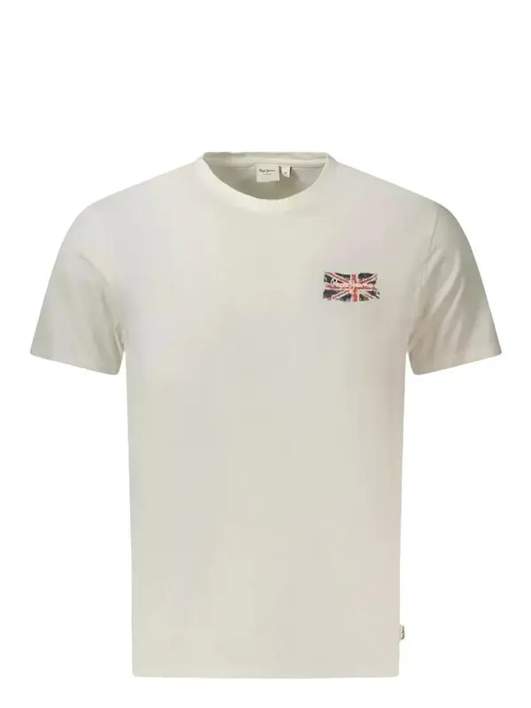 Pepe Jeans Chest Logo Print T-shirt - Neutrals