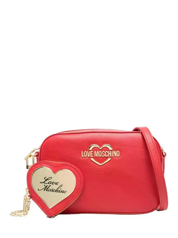 Moschino Logo-lettering Crossbody Bag - Red