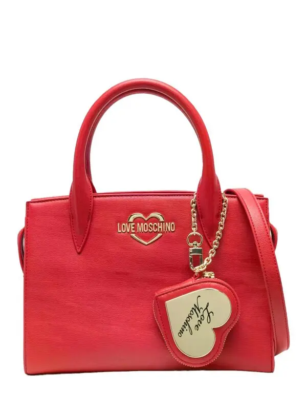 Moschino Logo-plaque Tote Bag - Red