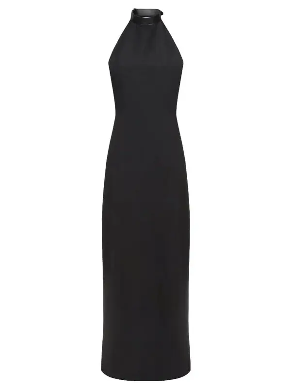 FFORME Silke Halterneck Maxi Dress - Black