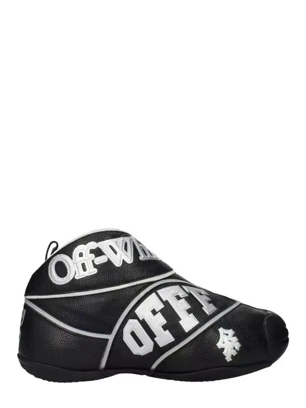 Off-White Logo-print Slip-on Sneakers - Black