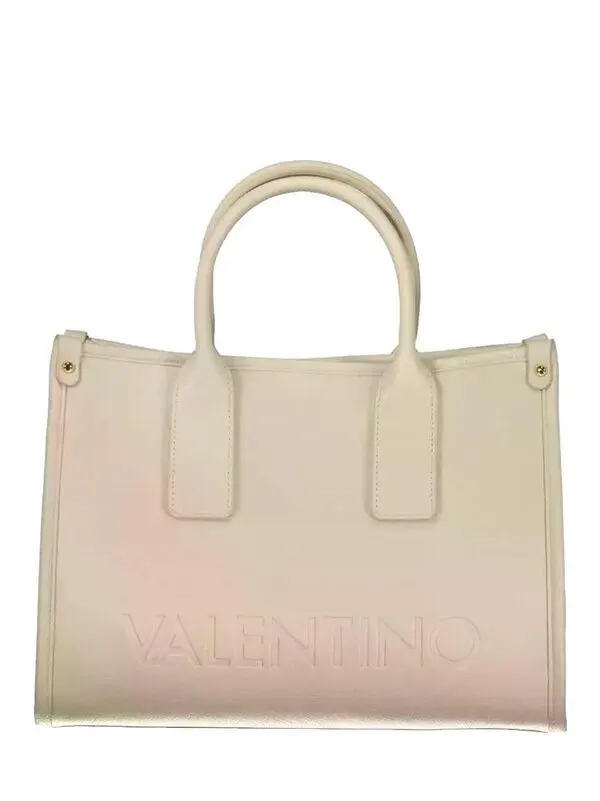 MARIO VALENTINO Embossed-logo Tote Bag - Neutrals