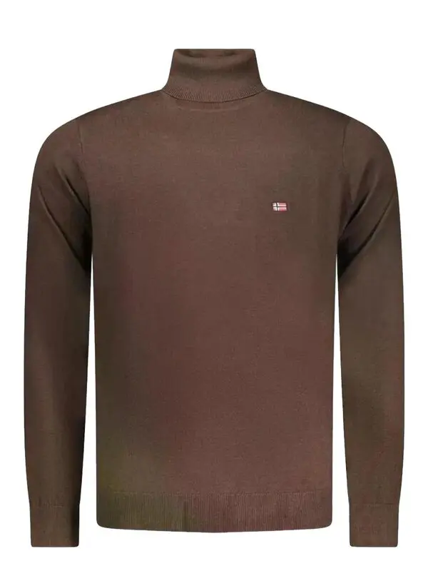 NORWAY 1963 Roll-neck Sweater - Brown