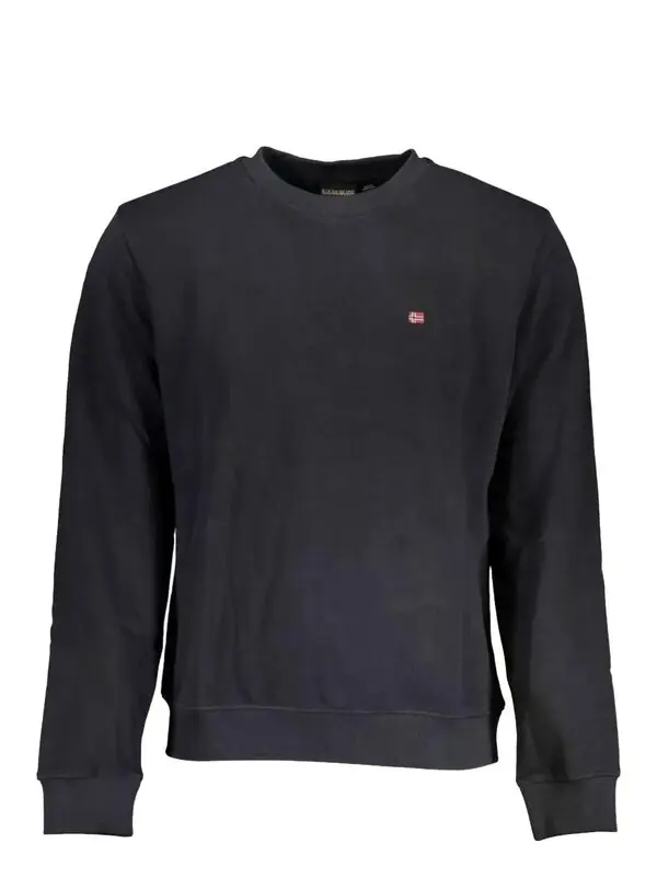 NAPAPIJRI Logo-patch Crew-neck Sweater - Blue