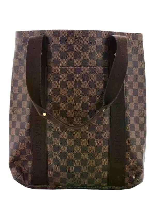 LOUIS VUITTON Cabas Beaubourg Damier Tote Bag - Brown