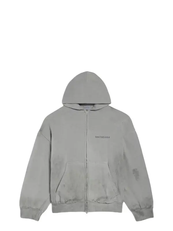 Balenciaga Logo-print Sweatshirt - Grey