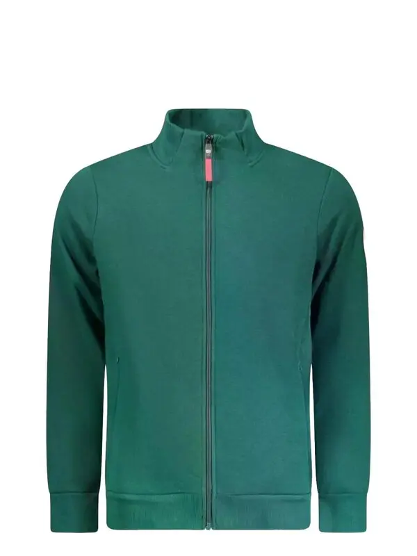 NORWAY 1963 Logo-patch Zip-up Sweatshirt - Green