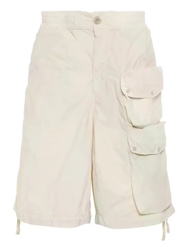 TEN C Taffeta Cargo Shorts - Neutrals