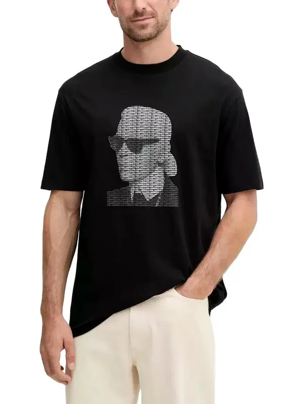 Karl Lagerfeld Graphic-print T-shirt - Black
