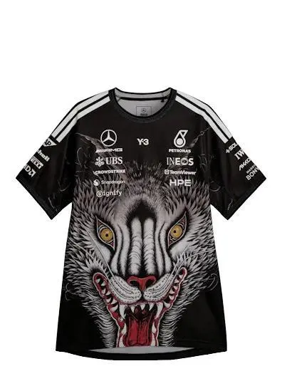Adidas X Y3 Mercedes Amg Petronas Formula 1 Driver Jersey - Black