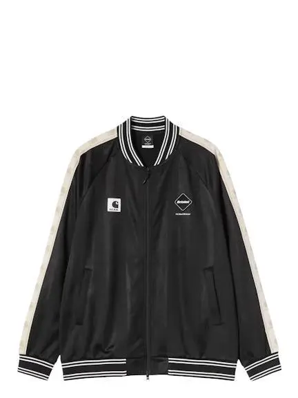 Carhartt X F.c.r.b. Varsity Track Jersey Blouson - Black