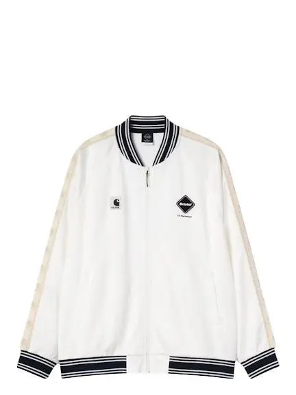 Carhartt X F.c.r.b. Varsity Track Jersey Blouson - White