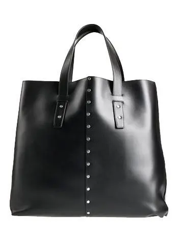Fabiana Filippi Leather Shopper Tote - Black