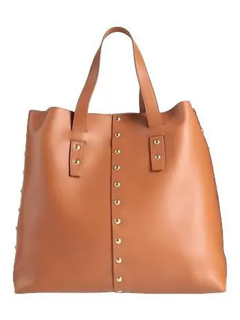Fabiana Filippi Leather Shopper Tote - Brown