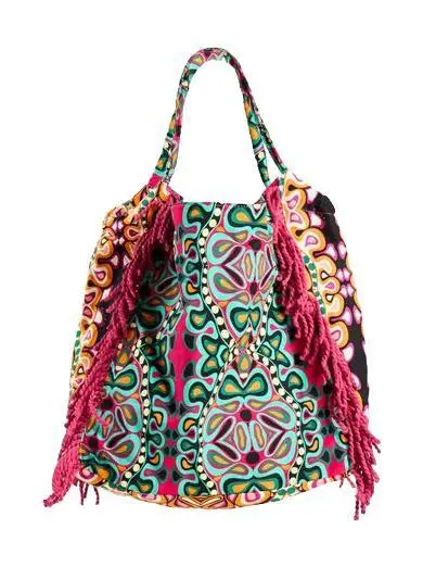 MISS BIKINI LUXE Handbag Cotton - Green