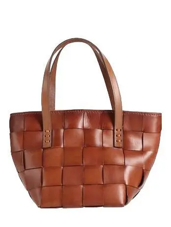 Dragon Diffusion Leather Tote With Detachable Strap - Brown