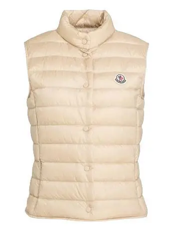 Moncler Light Polyamide Quilted Vest - Beige
