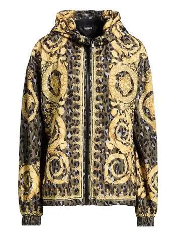 Versace Printed Windbreaker - Yellow