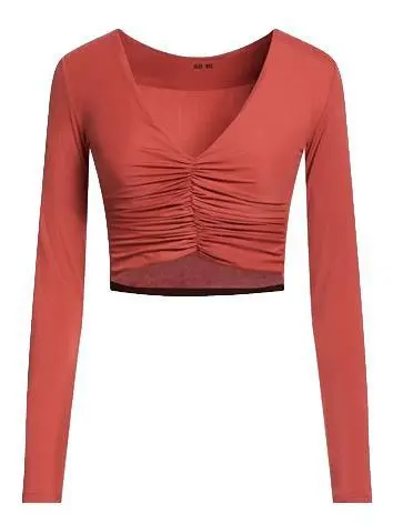 ALIX NYC Synthetic Jersey Crop Top - Red