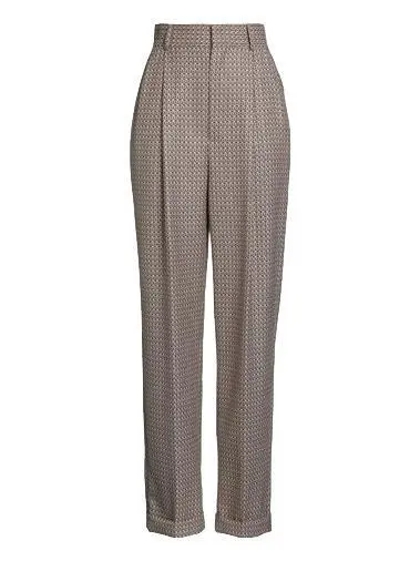Moschino Straight-leg Virgin Wool Pants - Brown