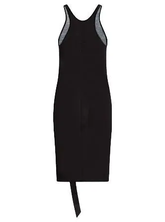 Rick Owens Mini Cotton Dress - Black
