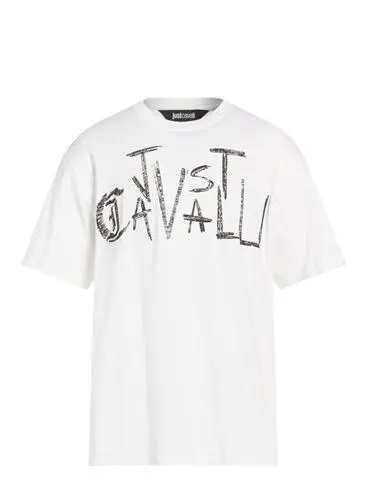 Just Cavalli T-shirt Size Cotton - White