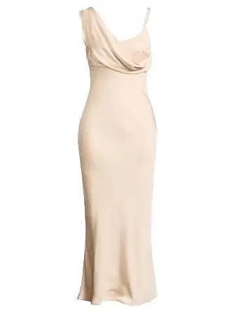 Peserico Maxi Slip Dress - Beige