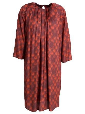 MANILA GRACE Mini Dress Viscose - Rust